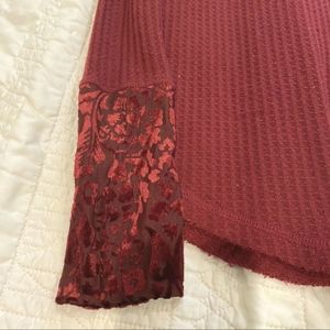 William Rast | Tops | William Rast Adeline Rhubarb Top | Poshmark